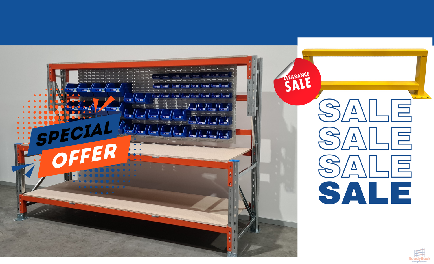 On Sale | Racking, Shelving, Accessories & More | ReadyRack