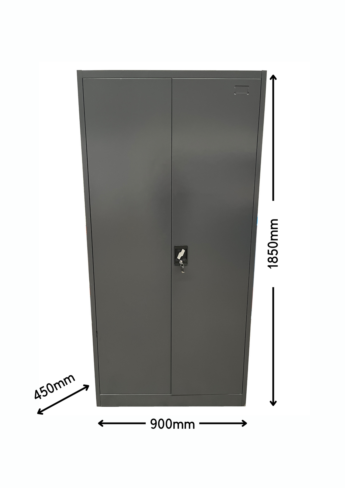 2 Door Lockable Cabinet - 4 Adjustable Shelves | ReadyRack