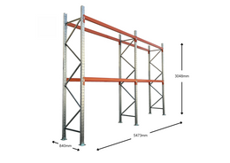 Pallet Racking Two Bay Package | Efficient Storage Solution