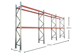 Pallet Racking Three Bay Package | Efficient Storage Deal
