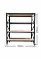 Black Mobile Shelving Chipboard | Shelving Heavy Duty