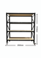 Black Mobile Shelving Chipboard | Shelving Heavy Duty