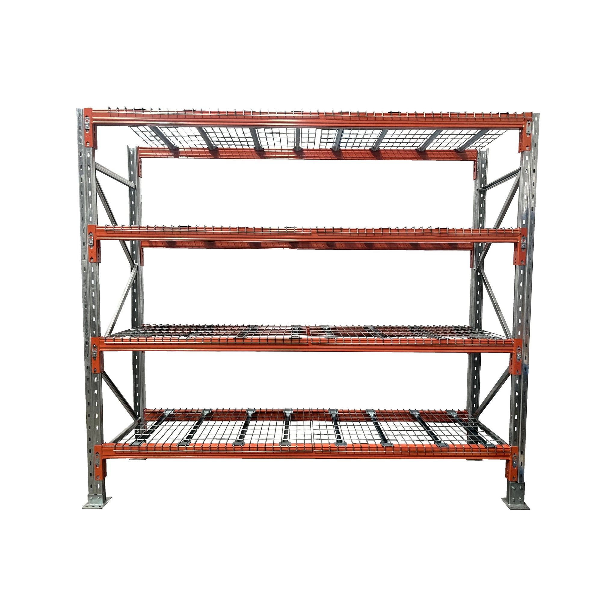 Heavy Duty Shelving Starter Bay 2438mm High with Mesh