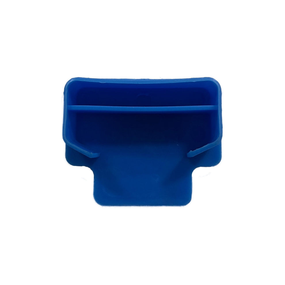 Long Span Upright Plastic End Cover Cap - Blue | ReadyRack
