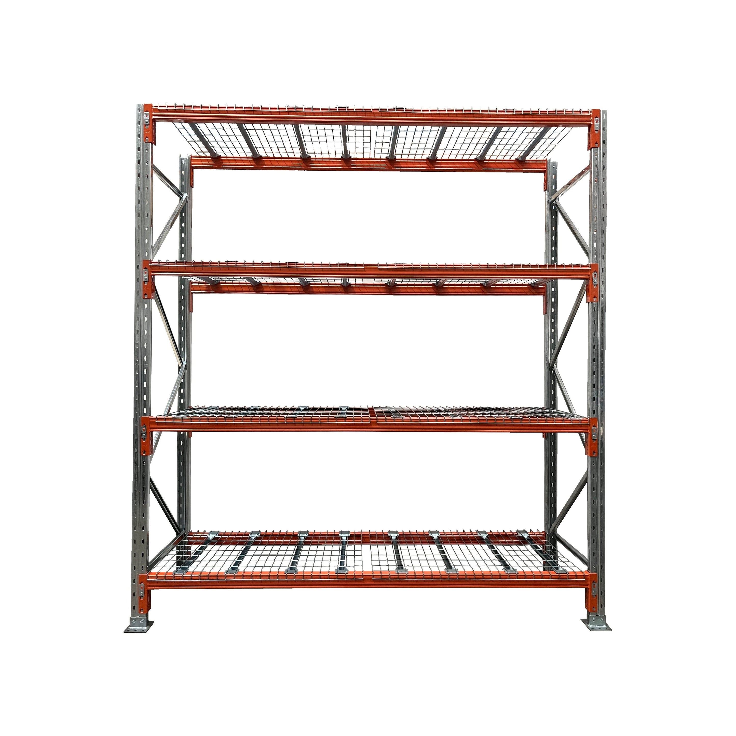 Heavy Duty Shelving Starter Bay 3658mm High with Mesh