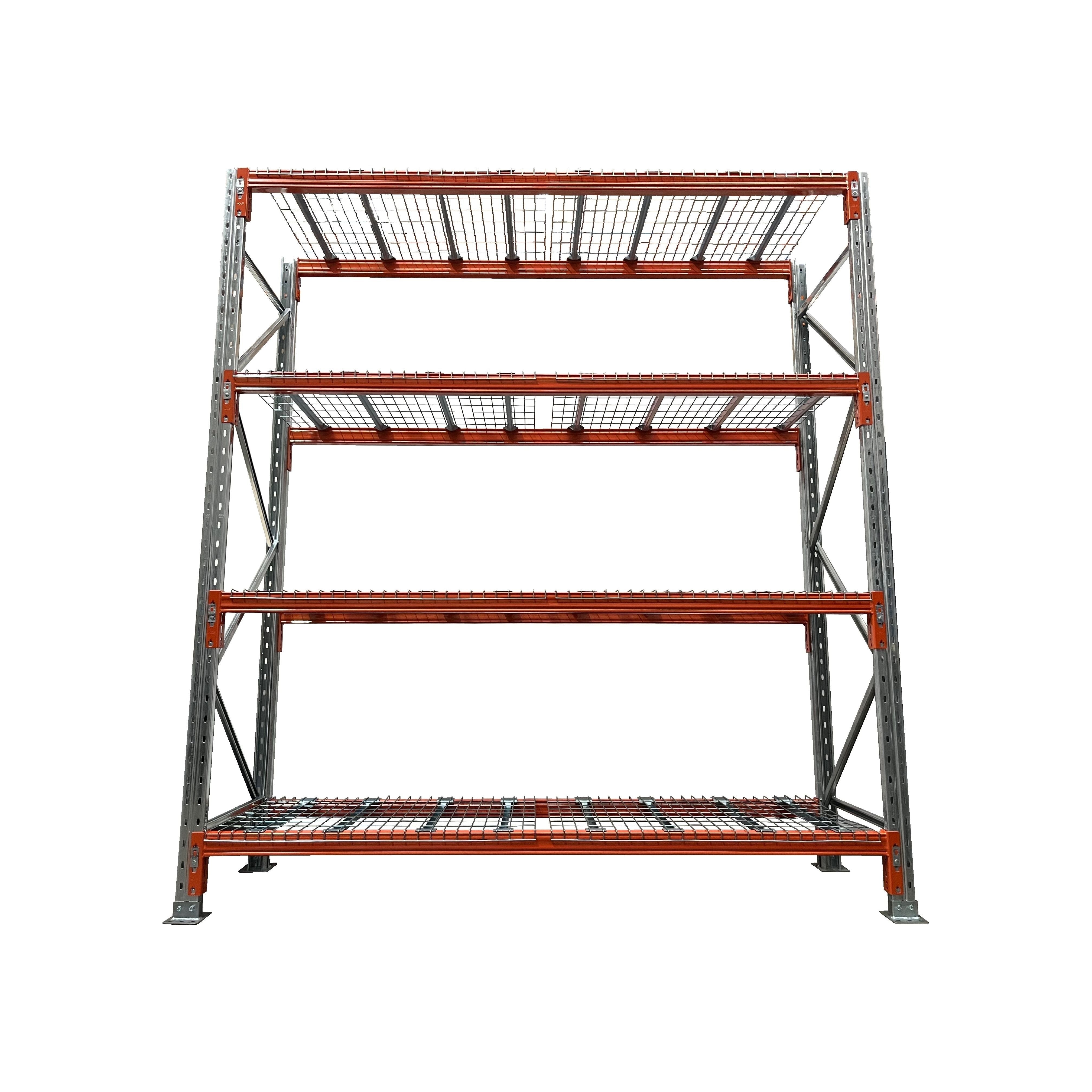 Heavy Duty Shelving Starter Bay 3658mm High with Mesh