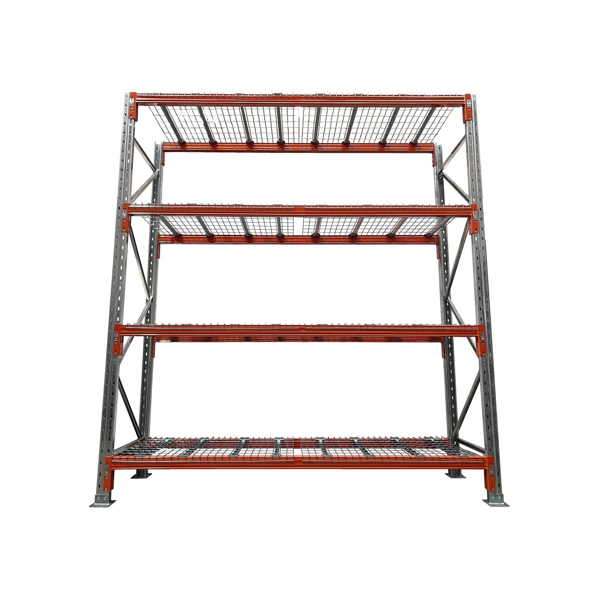 Heavy Duty Shelving Starter Bay 3658mm High with Mesh