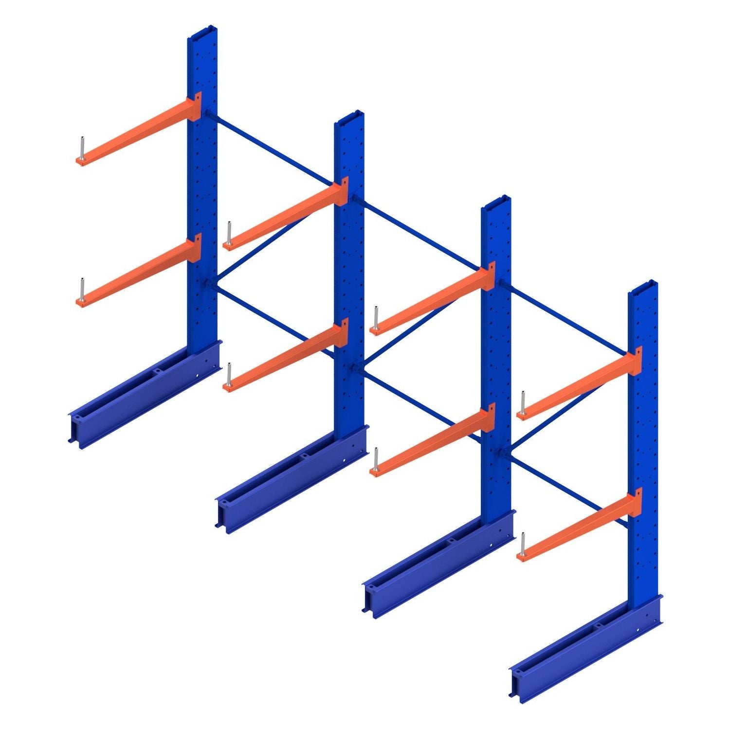Medium Duty Cantilever Racking 3 Bay wide Single Sided | Ready Rack