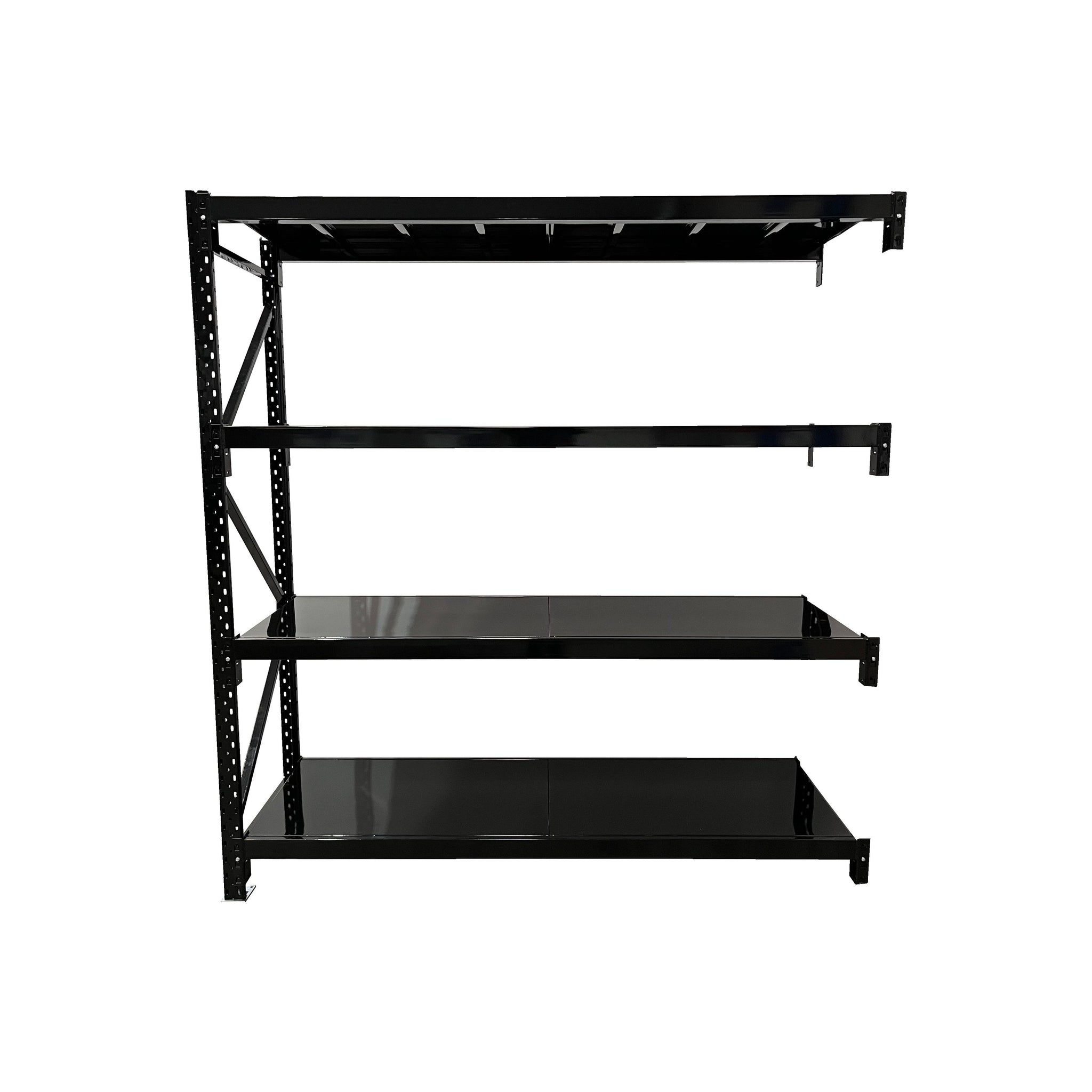 Black Long Span Steel Shelving 2000mm High Add On Bay 1800mm Wide x 60