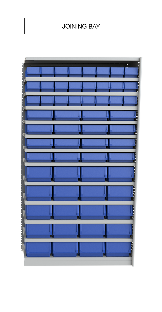 Parts Storage Shelving Bays Mixed
