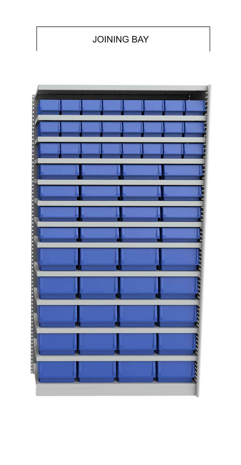 Parts Storage Shelving Bays Mixed