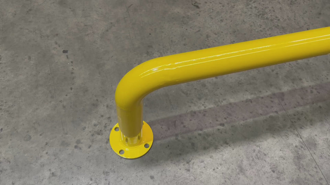 Pallet Racking Barrier 838 Frame H400 - Yellow | ReadyRack