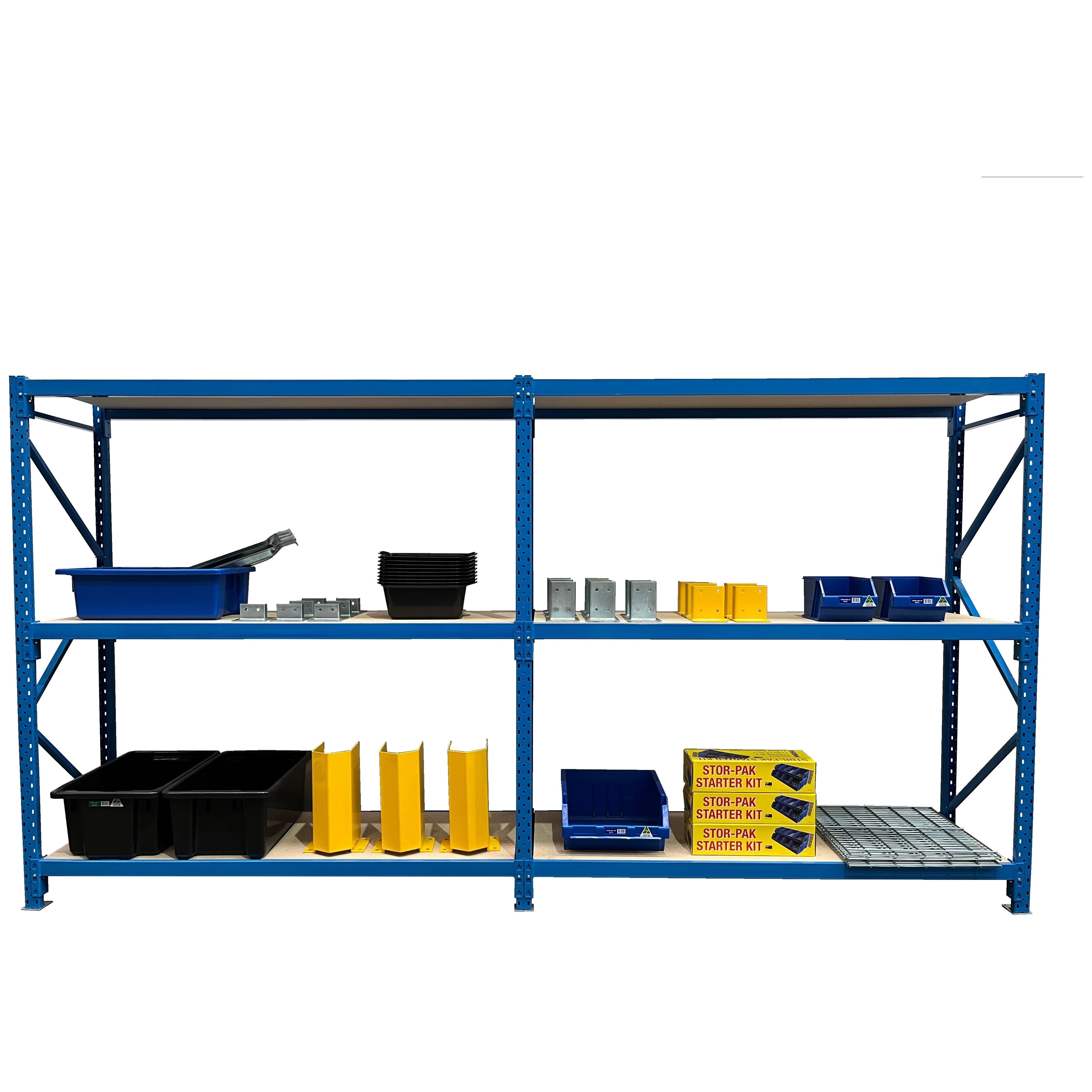 Long Span Shelving 2 Bay Package 1 | ReadyRack